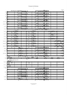 Concerto for Orchestra by J. Grigg - sheet music on MusicaNeo