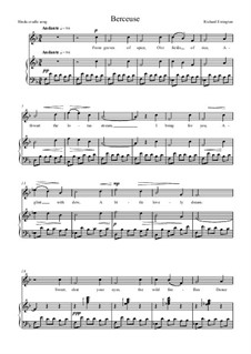 Berceuse by R. Errington - free download on MusicaNeo