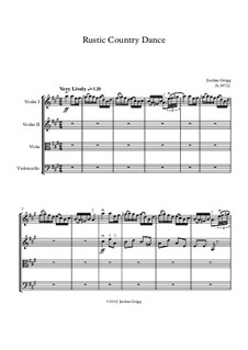 Rustic Country Dance by J. Grigg - sheet music on MusicaNeo