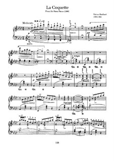 La Coquette by V. Herbert - sheet music on MusicaNeo