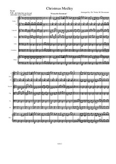 Christmas Medley: A String Orchestra. Arrangement for Elementary to ...