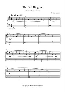 The Bell Ringers by Y. Johnson - sheet music on MusicaNeo