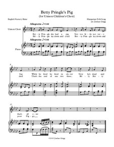Betty Pringle's Pig by folklore - free download on MusicaNeo