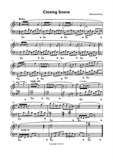 Closing Scene by Melodies Music - sheet music on MusicaNeo