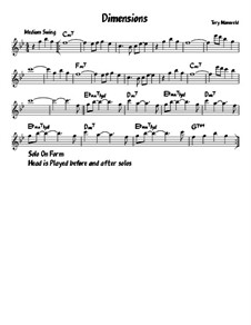 Dimensions by T. Maneveld - sheet music on MusicaNeo