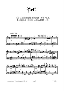 Polka by T. Eisfeld - sheet music on MusicaNeo