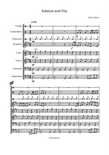 Scherzo and Trio by The Wilson - sheet music on MusicaNeo