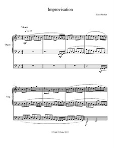 Improvisation for Organ by T. Parker - free download on MusicaNeo