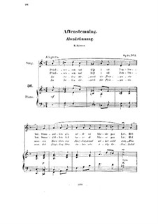 Five Songs, Op.14 by H. Kjerulf - sheet music on MusicaNeo