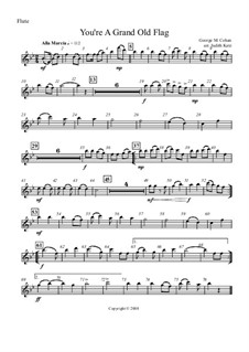 You're a Grand Old Flag by G.M. Cohan - sheet music on MusicaNeo