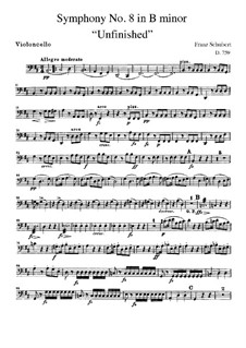 Symphony No.8 in B Minor 'Unfinished', D.759 by F. Schubert on MusicaNeo