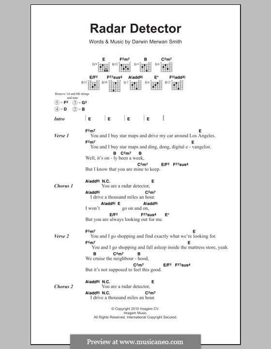 Radar Detector by D.M. Smith - sheet music on MusicaNeo