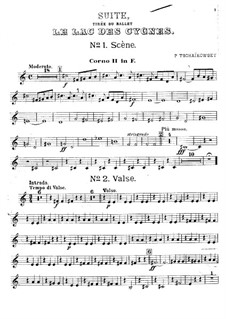 Version A (Swan Lake. Suite, TH 219 Op.20a) by P. Tchaikovsky on MusicaNeo