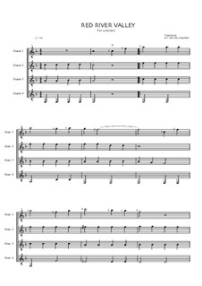 Red River Valley by folklore - sheet music on MusicaNeo