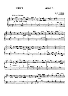 Gigue by J. Lully - free download on MusicaNeo