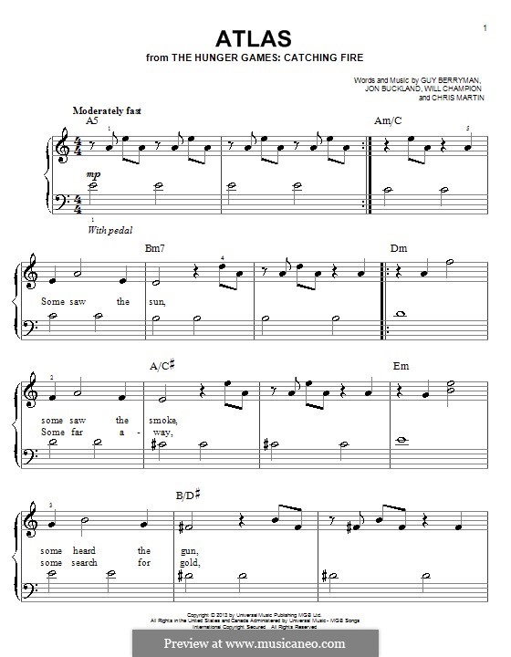 Atlas (Coldplay) by C. Martin, G. Berryman, J. Buckland, W. Champion on ...