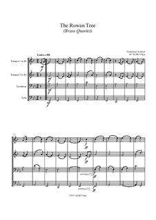 The Rowan Tree by folklore - sheet music on MusicaNeo