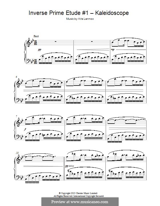 Inverse Prime by K. Lennox - sheet music on MusicaNeo