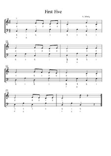 First Five by S. Röhrig - sheet music on MusicaNeo