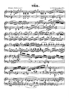 Three Piano Trios, Op.1 by L.v. Beethoven - sheet music on MusicaNeo