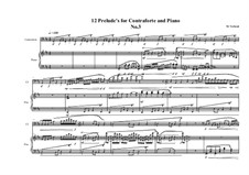 12 Prelude's for Contraforte and Piano by M. Verheul on MusicaNeo