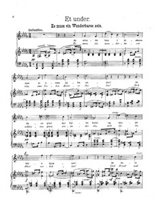 Eight Songs, Op.1 by G. Schjelderup - sheet music on MusicaNeo