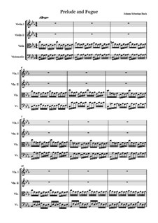 Prelude and Fugue No.2 in C Minor, BWV 847 (The Well-Tempered Clavier ...