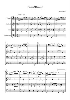 Dance! Dance! by folklore - sheet music on MusicaNeo