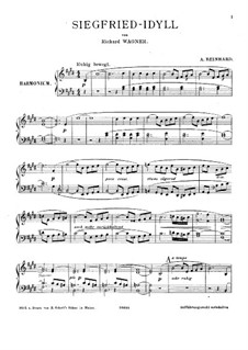 Siegfried Idyll, WWV 103 by R. Wagner - sheet music on MusicaNeo