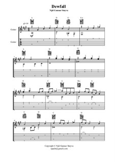 Dewfall by N.G. Støyva - sheet music on MusicaNeo