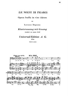 La vendetta (Le nozze di Figaro (The Marriage of Figaro), K.492) by W.A ...