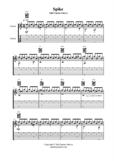 Spike by N.G. Støyva - sheet music on MusicaNeo