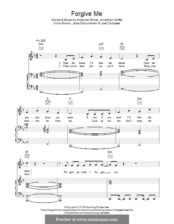 Forgive Me (Joel Compass) by A. Ghost, J. Coffer, K. Brown, J ...