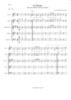 La Raspa by folklore - sheet music on MusicaNeo