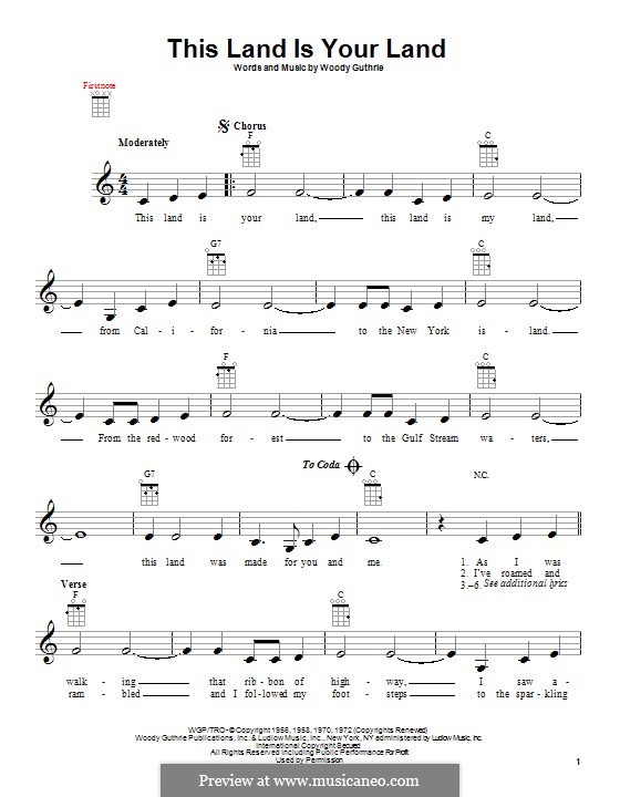 This Land Is Your Land (The New Christy Minstrels) by W. Guthrie on ...