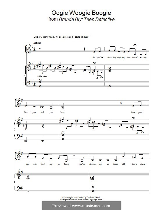 Oogie Woogie Boogie (from 'Brenda Bly: Teen Detective') by C. Miller on ...