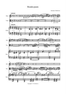 Rondo-poem (oboe, viola, piano) by A. Feoktistova on MusicaNeo