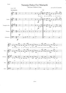 Naranja Dulce by folklore - sheet music on MusicaNeo