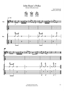 John Ryan's Polka by folklore - sheet music on MusicaNeo