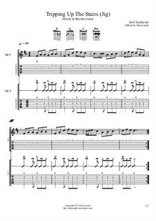 Tripping Up The Stairs by folklore - sheet music on MusicaNeo