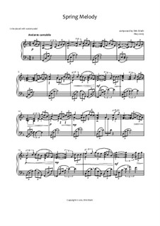 Spring Melody by D. Ettelt - sheet music on MusicaNeo