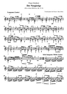 No.6 Der Neugierige (The Inquisitive One) (Die schöne Müllerin (The ...