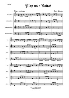 Play Us a Volta! by A. Helman - sheet music on MusicaNeo