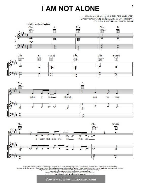 I am not Alone by M. Fieldes, K. Jobe, M. Sampson, D. Sauder, G ...