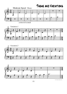 My First Theme and Variations by D. Severino - sheet music on MusicaNeo