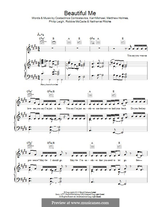 Beautiful Me (Dappy) by C. Contostavlos, K. Michael, M. Holmes, R ...