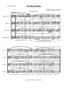 Festival Suite by B. Nelson - sheet music on MusicaNeo