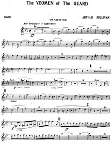 The Yeomen of the Guard by A.S. Sullivan - sheet music on MusicaNeo