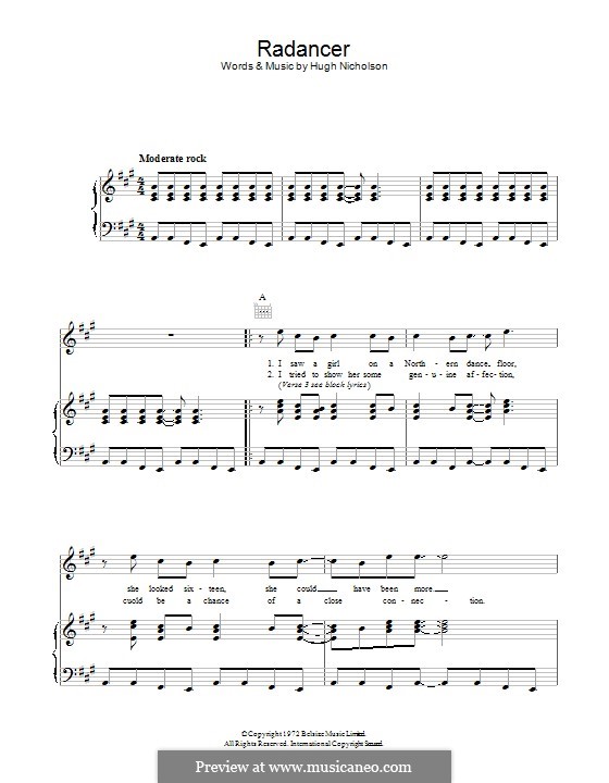 Radancer (Marmalade) by H. Nicholson - sheet music on MusicaNeo