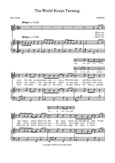 The World Keeps Turning by G. Wills - sheet music on MusicaNeo